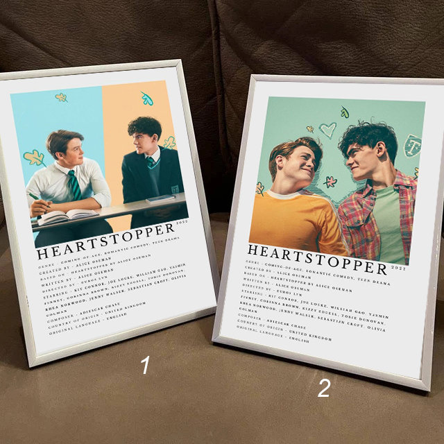 Heartstopper Poster ,Heartstopper Print, TV Poster, TV Show | Inspire ...