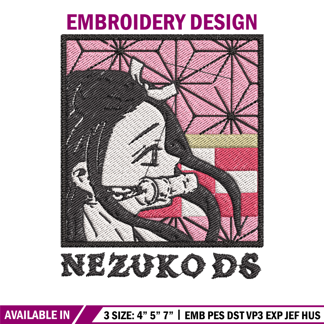 Nezuko ds embroidery design, Nezuko embroidery, Embroidery s | Inspire ...