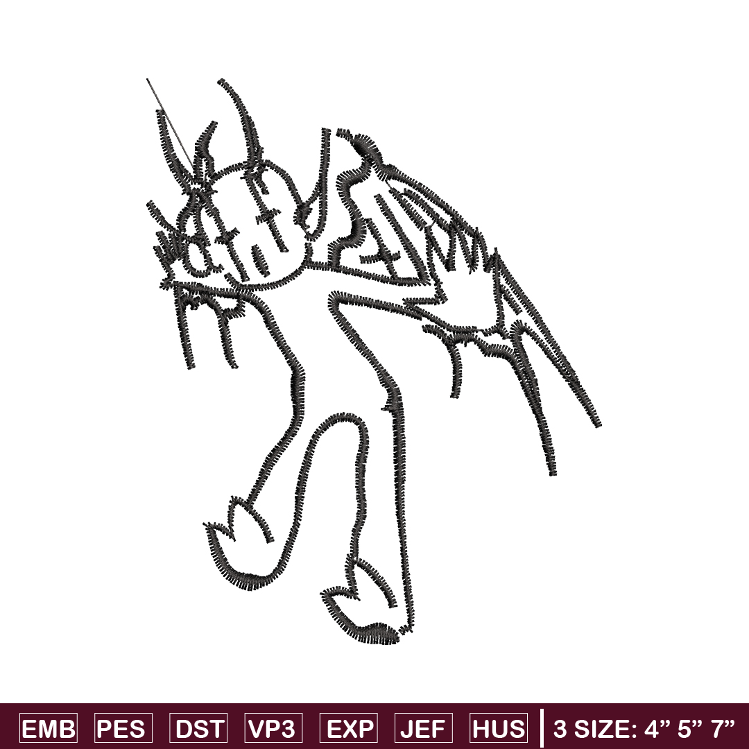The Devil logo embroidery design, The Devil embroidery, logo - Inspire ...