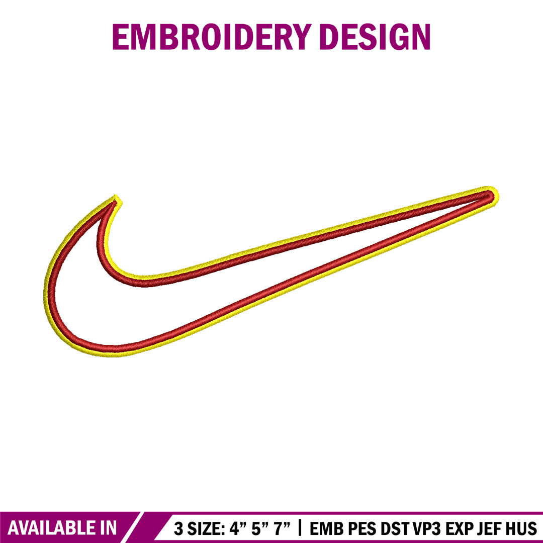 Nike logo embroidery design, Logo embroidery, Nike design, E | Inspire ...