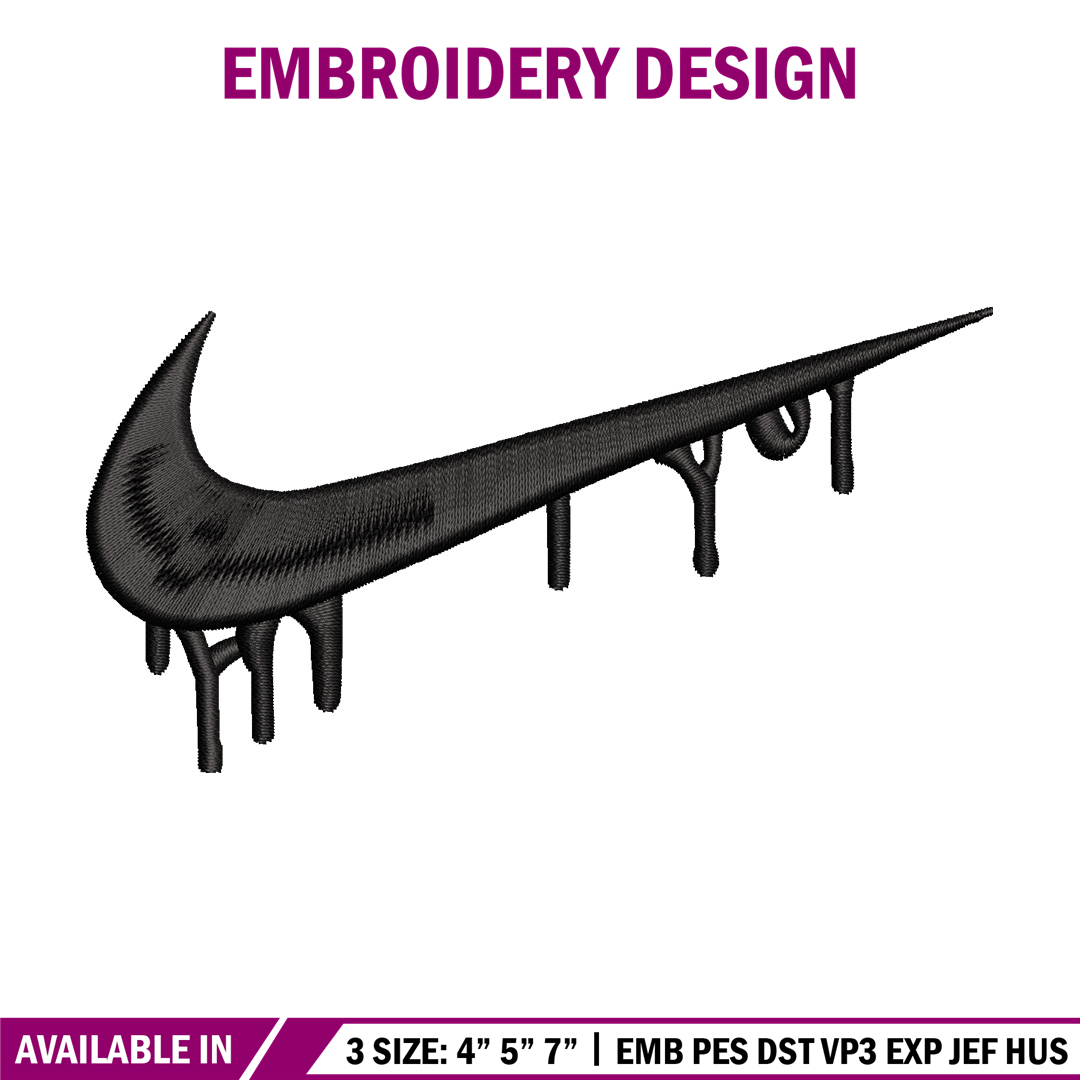 Nike logo embroidery design, Nike embroidery, Nike design, E | Inspire ...