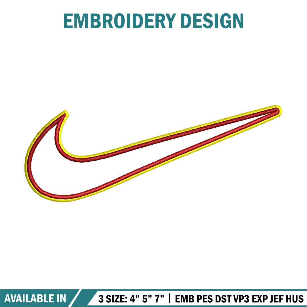 Nike logo embroidery design, Logo embroidery, Nike design, E | Inspire ...