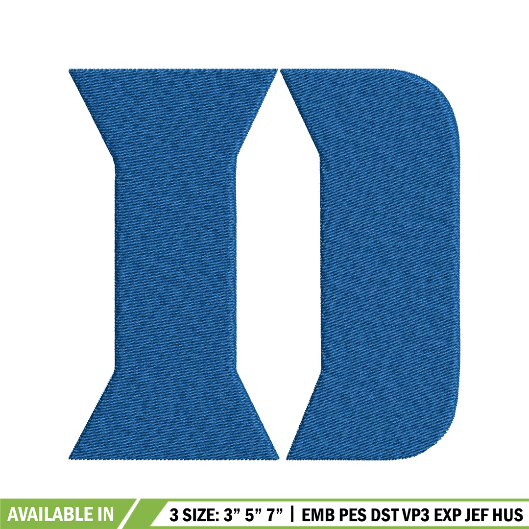 Duke Blue Devils embroidery design, Duke Blue Devils embroid | Inspire ...