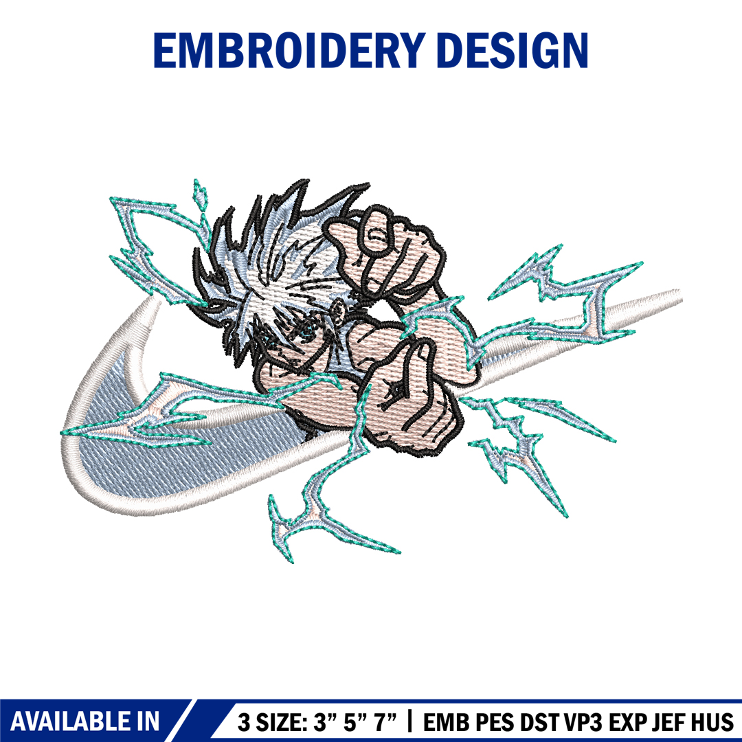 Nike x Killua embroidery design, Hunter x hunter embroidery, | Inspire ...