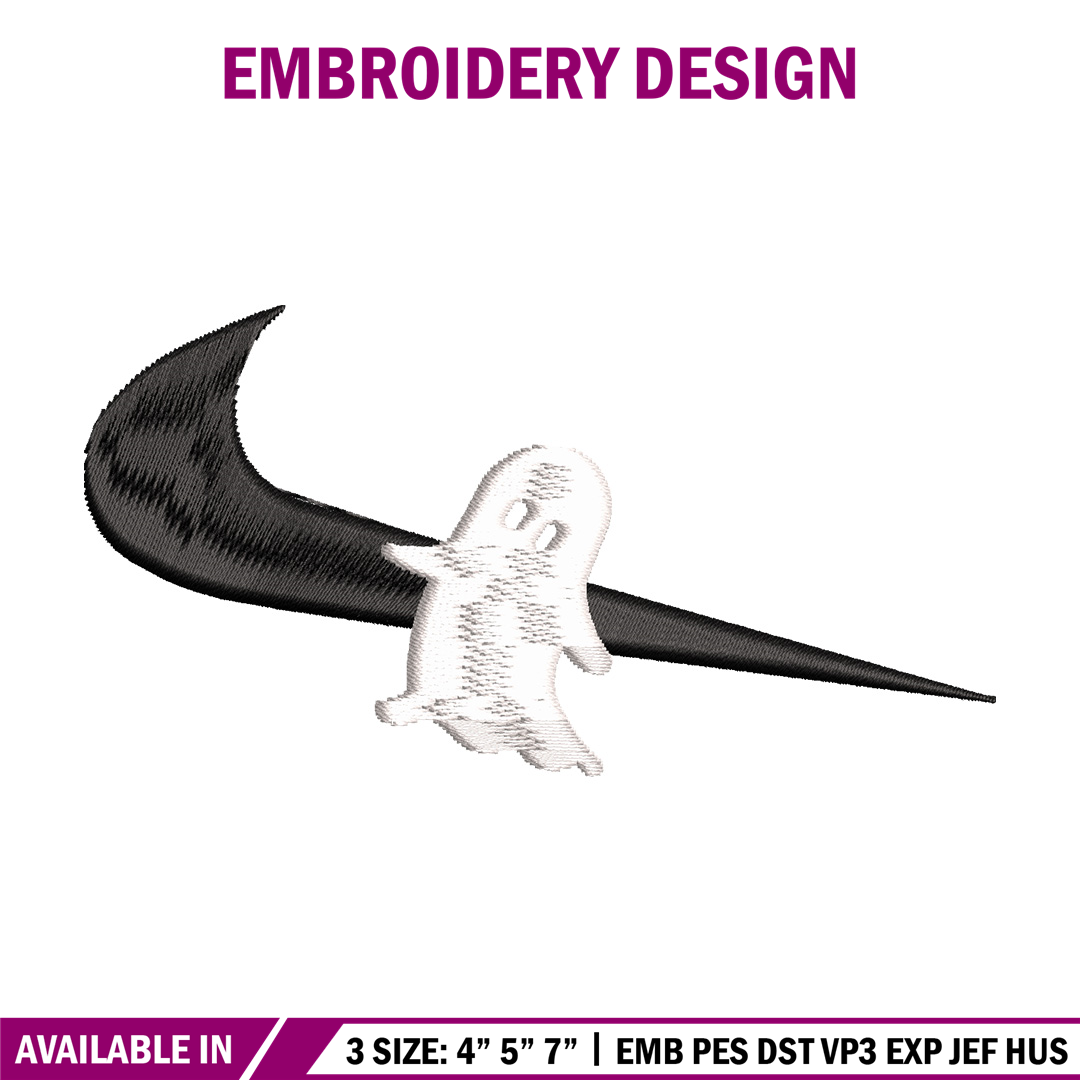 Nike x ghost embroidery design, Horror embroidery, Nike desi | Inspire ...