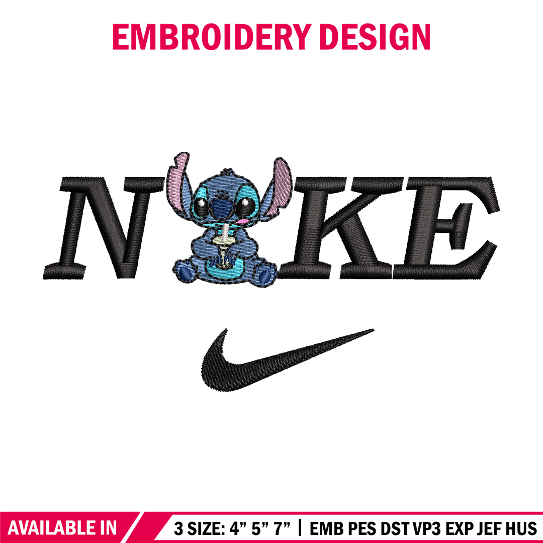 Nike x stitch embroidery design, Stitch embroidery, Nike des | Inspire ...