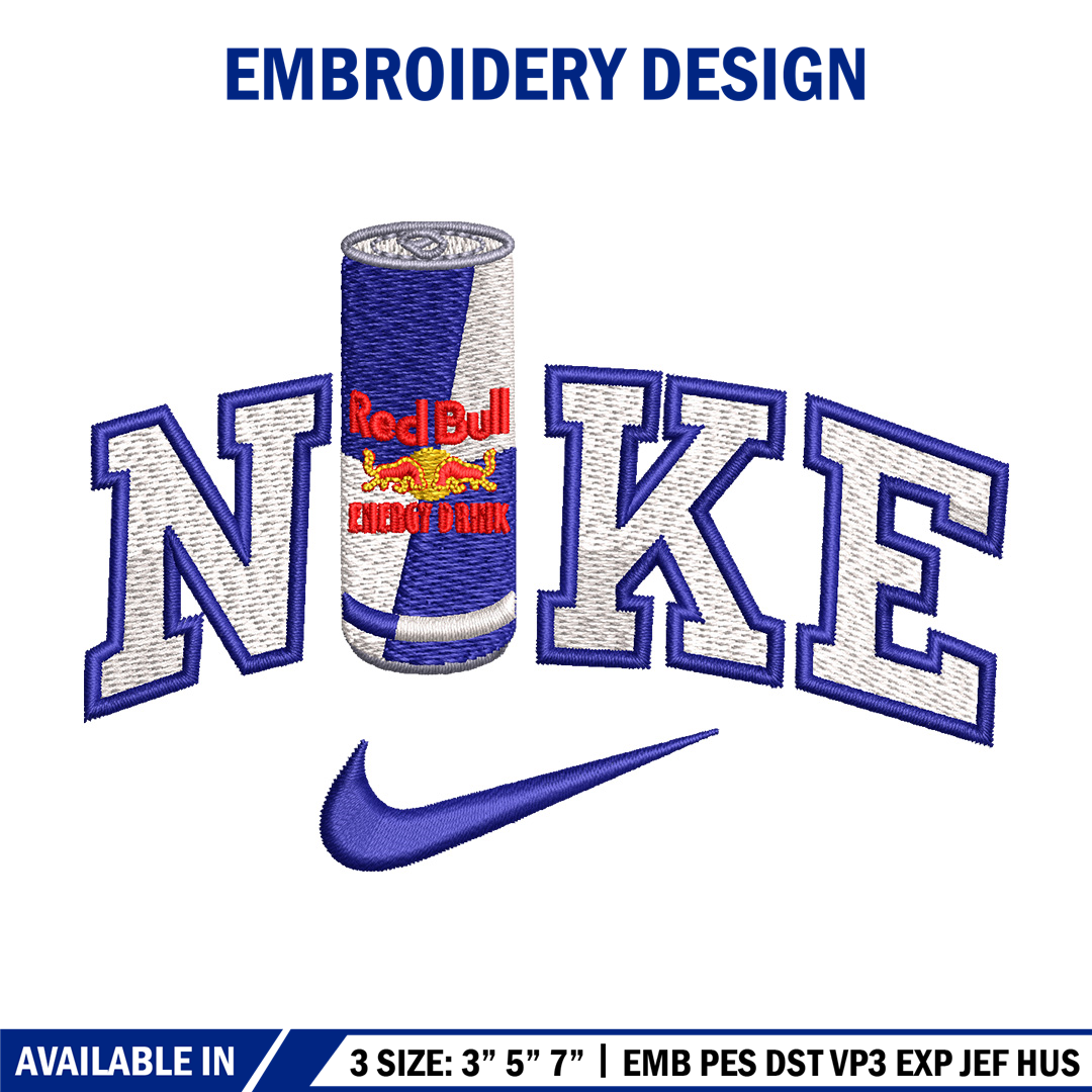 Nike x redbull embroidery design, Redbull embroidery, Nike d | Inspire ...