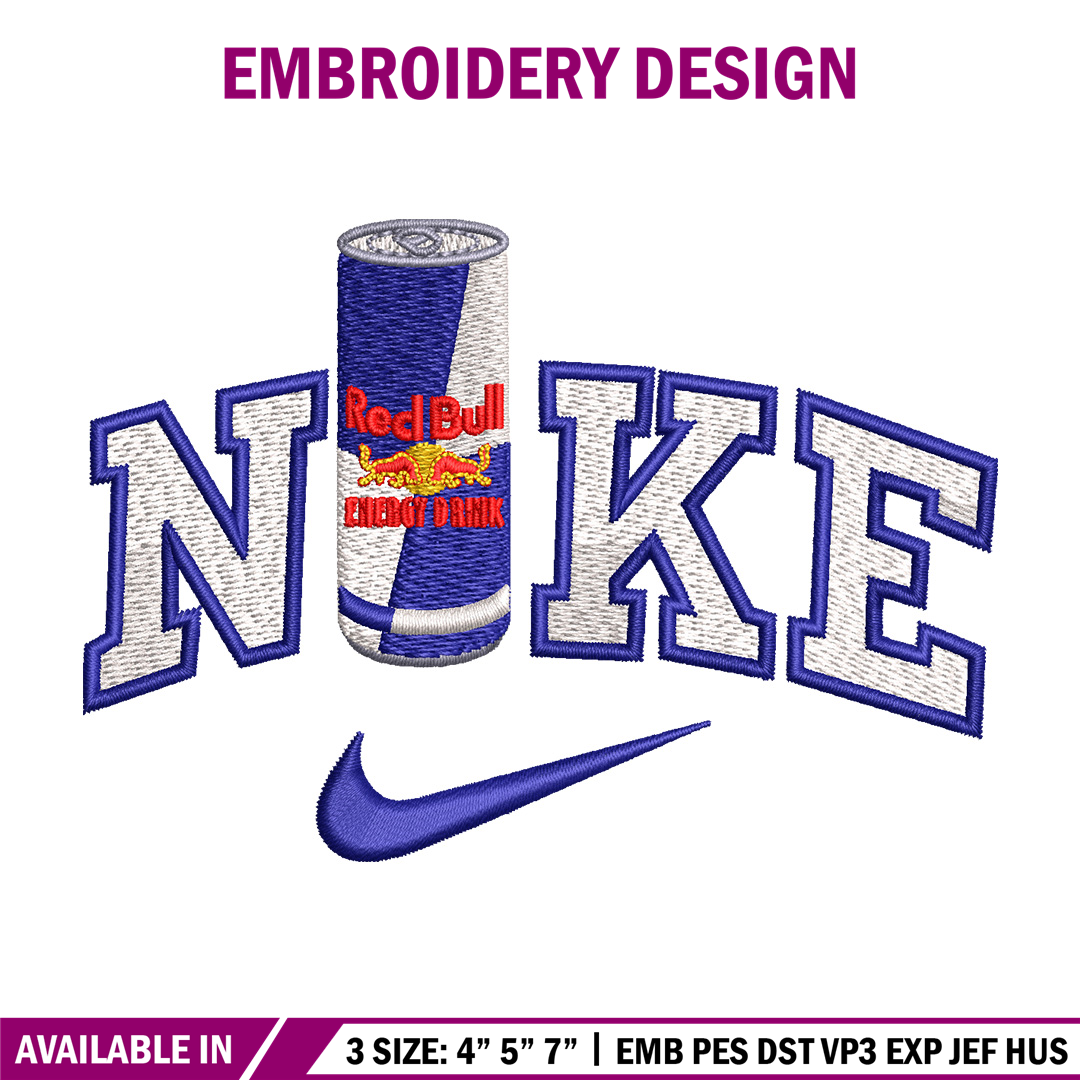 Nike x redbull embroidery design, Redbull embroidery, Nike d | Inspire ...