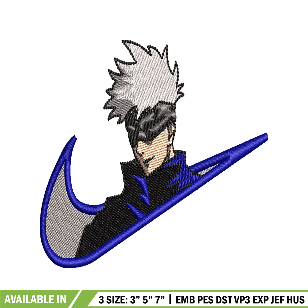 Gojo Satoru embroidery design, Jujutsu Kaisen embroidery, an - Inspire ...