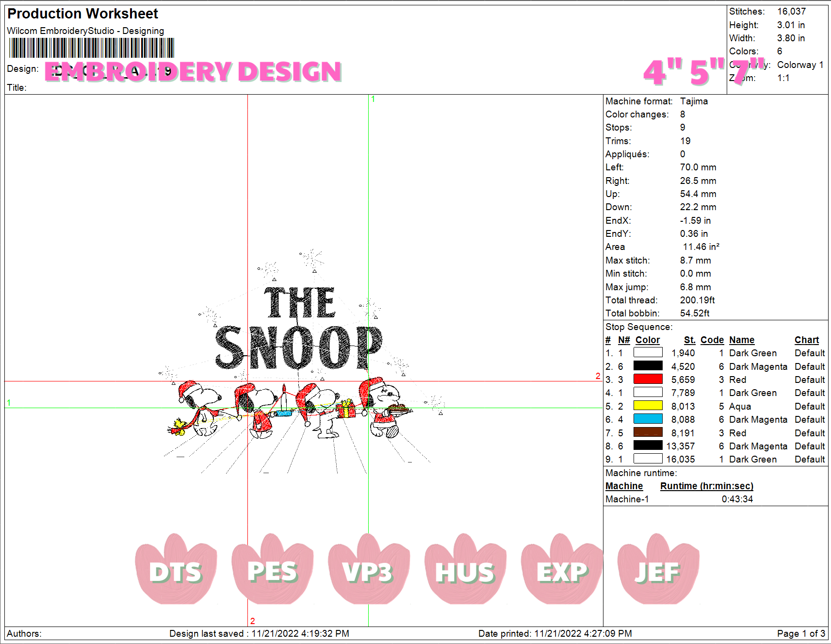 Christmas Embroidery Designs, The Snoop Embroidery Files, Me | Inspire ...