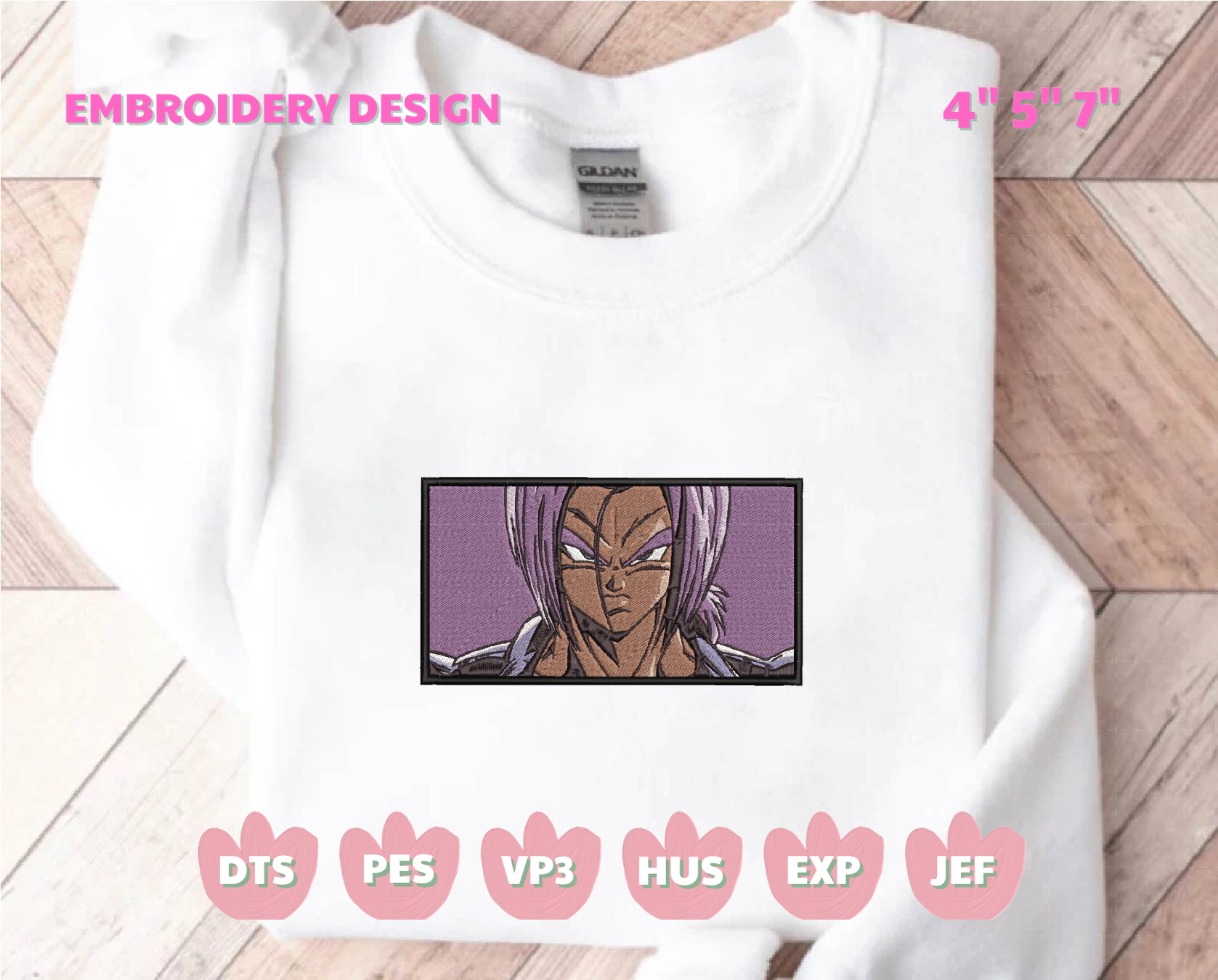 Cool Anime Embroidery Designs Files, Manga Character Embroid | Inspire ...