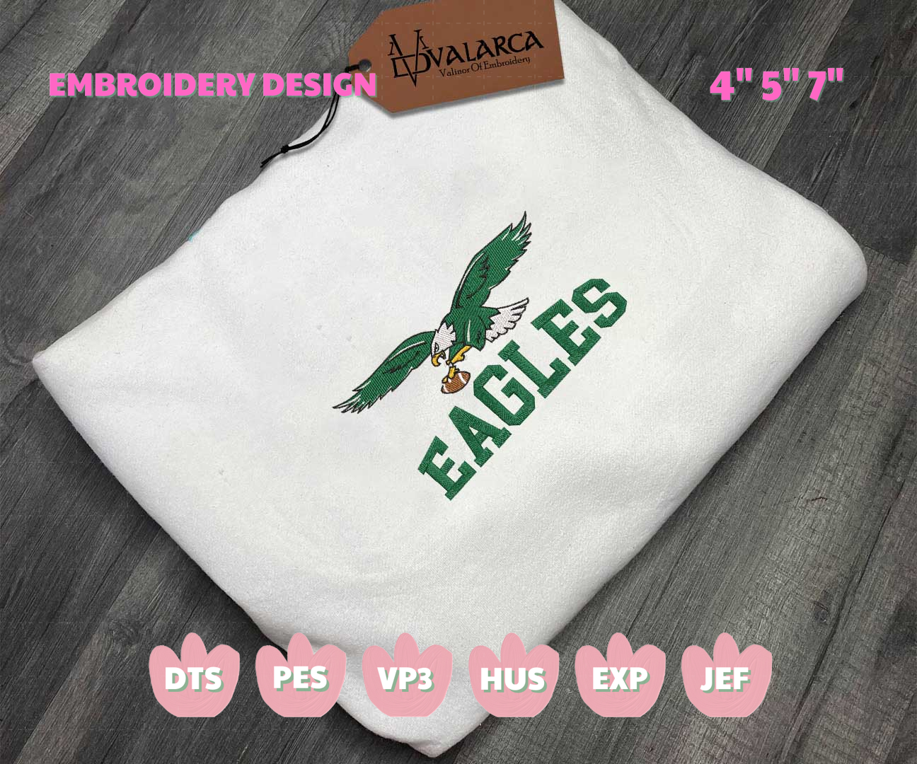 NFL Philadelphia Eagles Embroidery Design, NFL Football Logo - Inspire ...