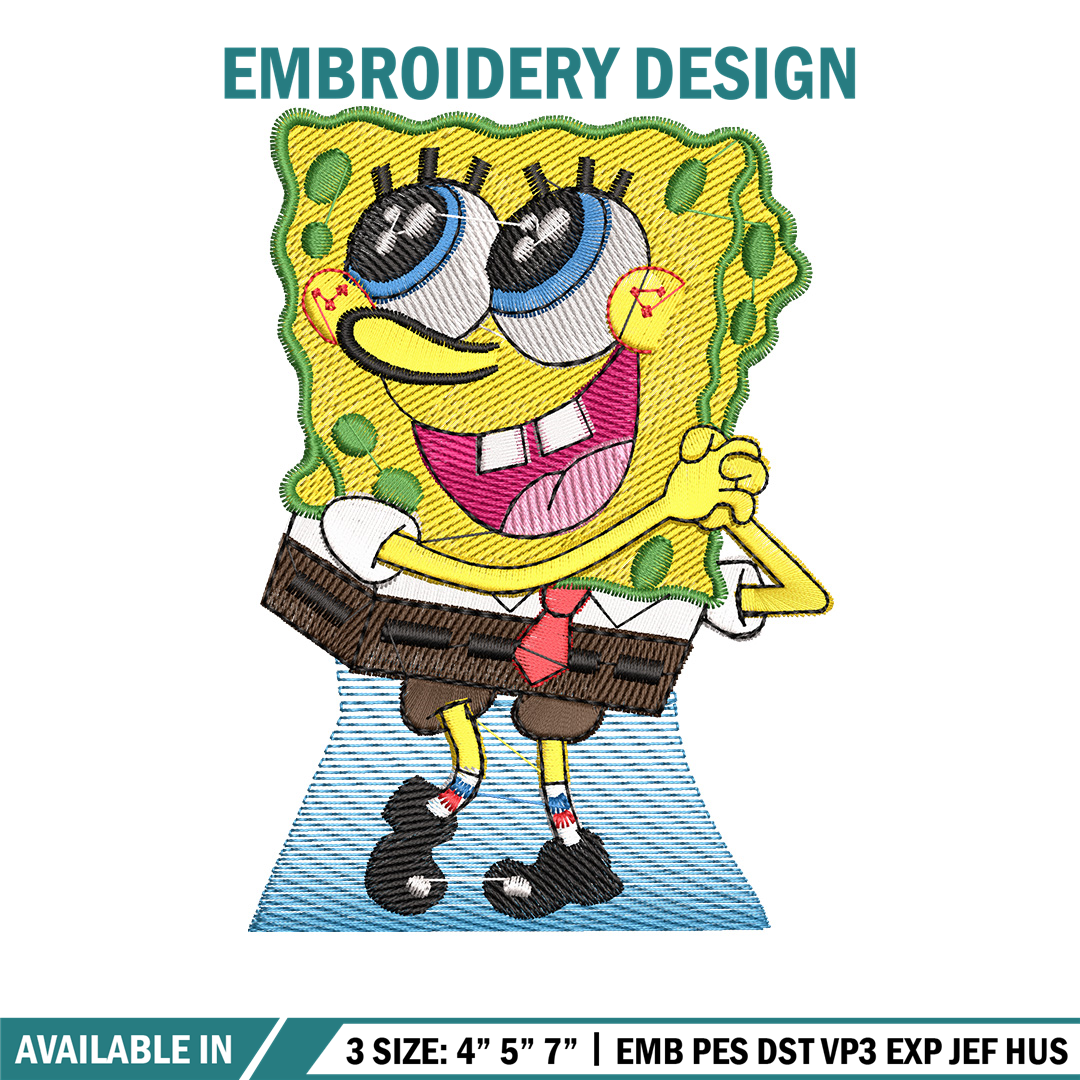 Spongebob embroidery design, Spongebob embroidery, Anime des | Inspire ...