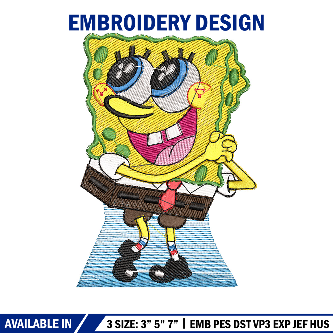 Spongebob embroidery design, Spongebob embroidery, Anime des - Inspire ...