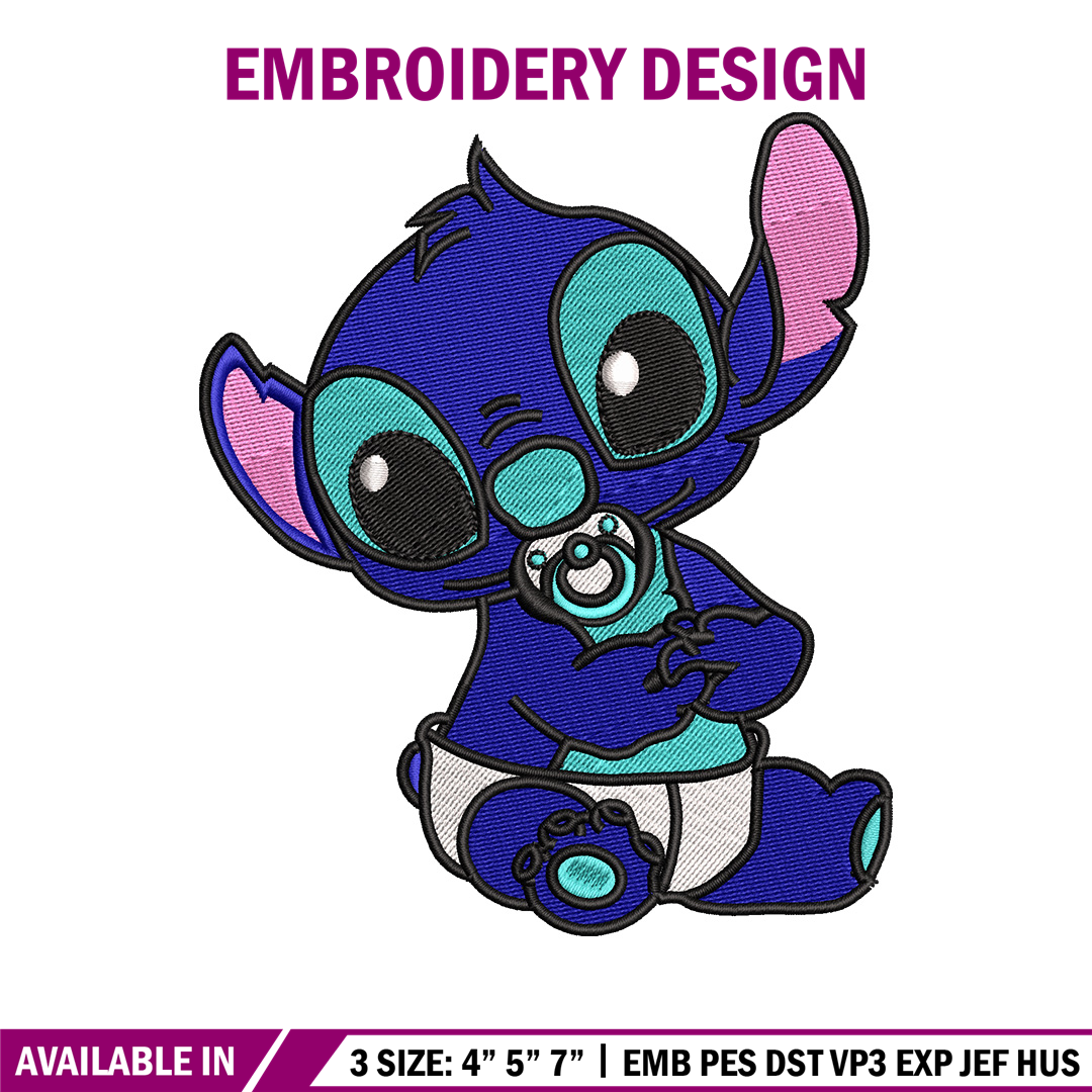 Stitch baby embroidery design, Stitch embroidery, Embroidery | Inspire ...