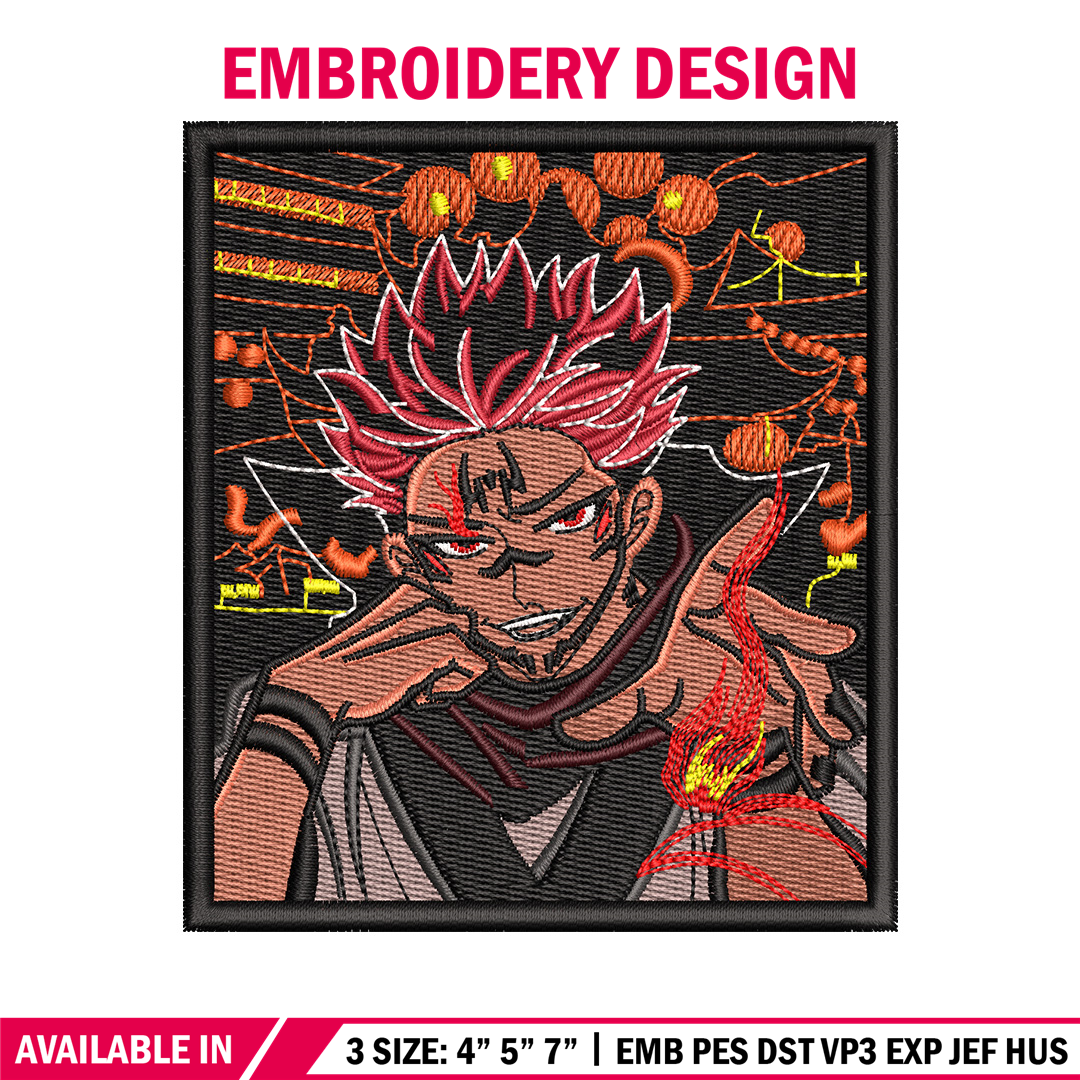 Sukuna frame embroidery design, Sukuna embroidery, Embroider | Inspire ...