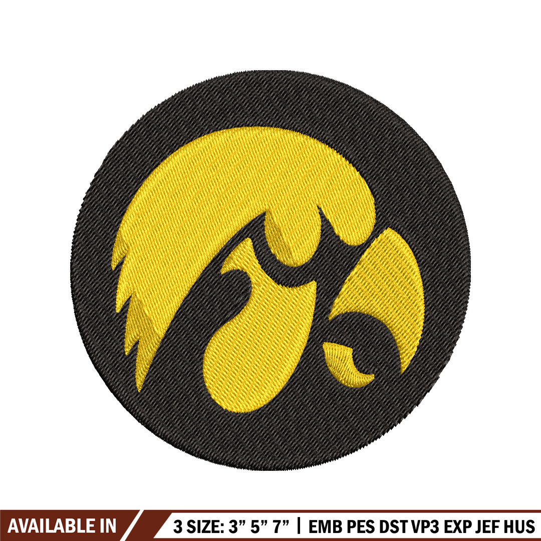 Iowa Hawkeyes embroidery design, Iowa Hawkeyes embroidery, l | Inspire ...