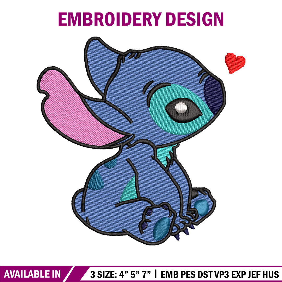 Stitch cartoon embroidery design, Stitch cartoon embroidery, | Inspire ...