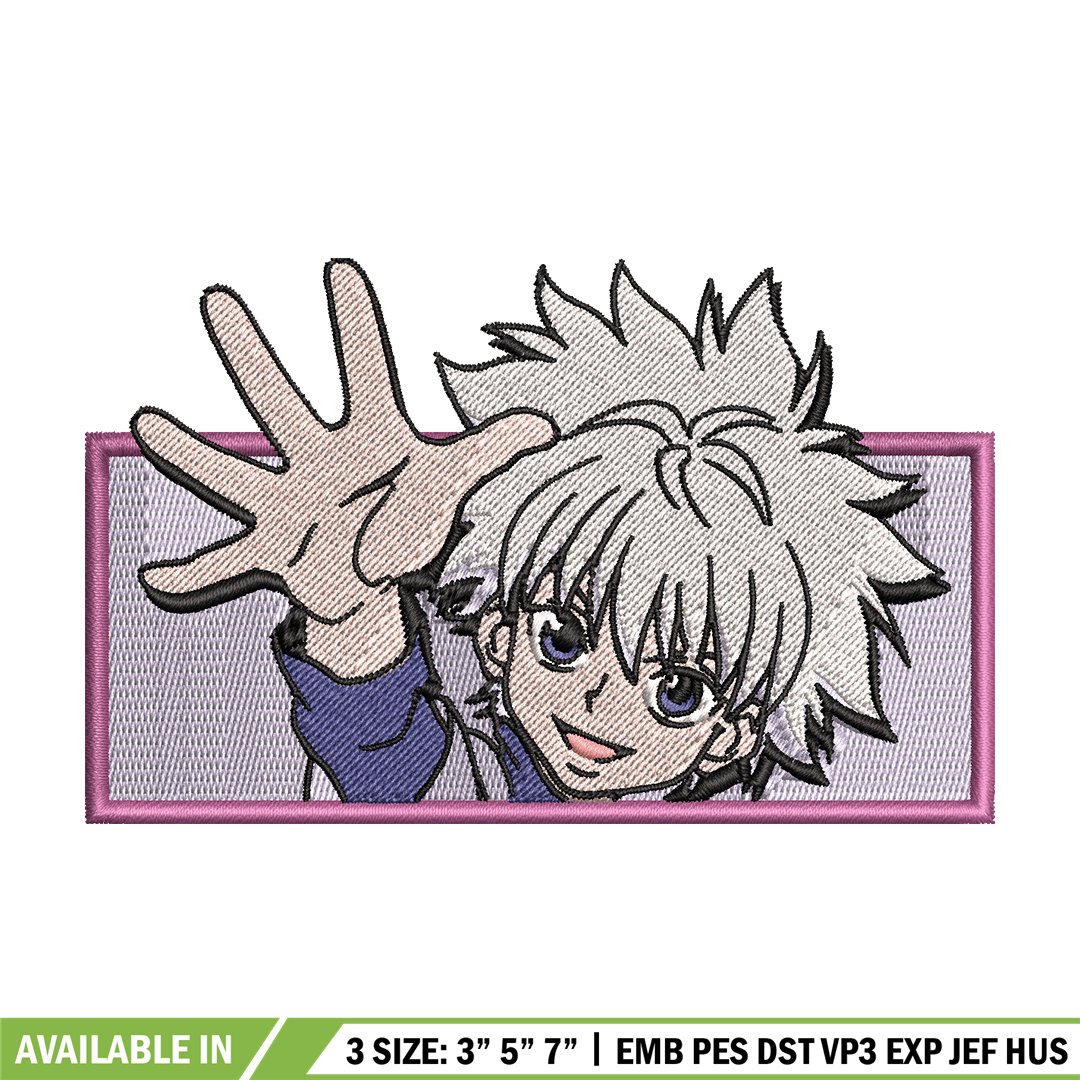 Killua nike embroidery design, Hunter x hunter embroidery, n | Inspire ...