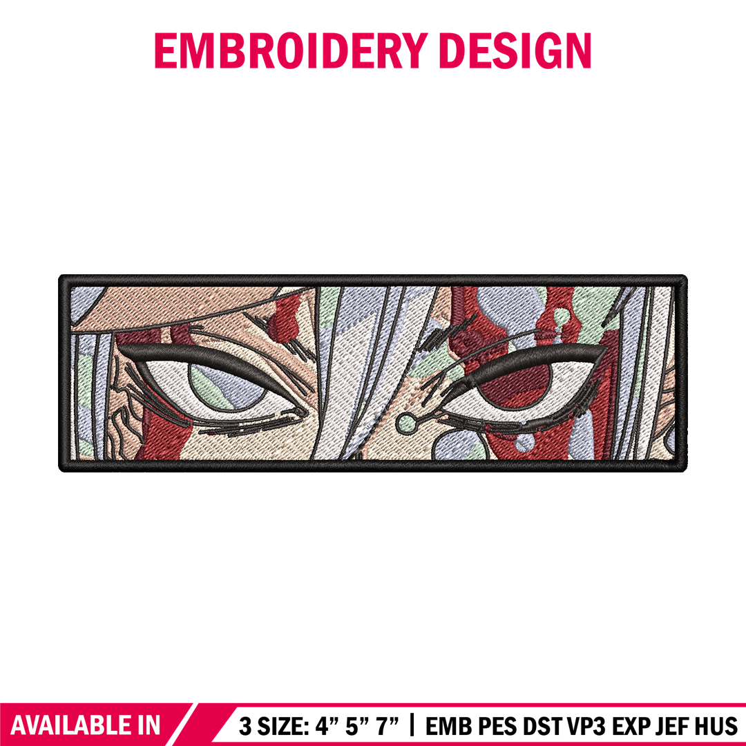 Tengen eyes embroidery design, Tengen embroidery, Embroidery | Inspire ...