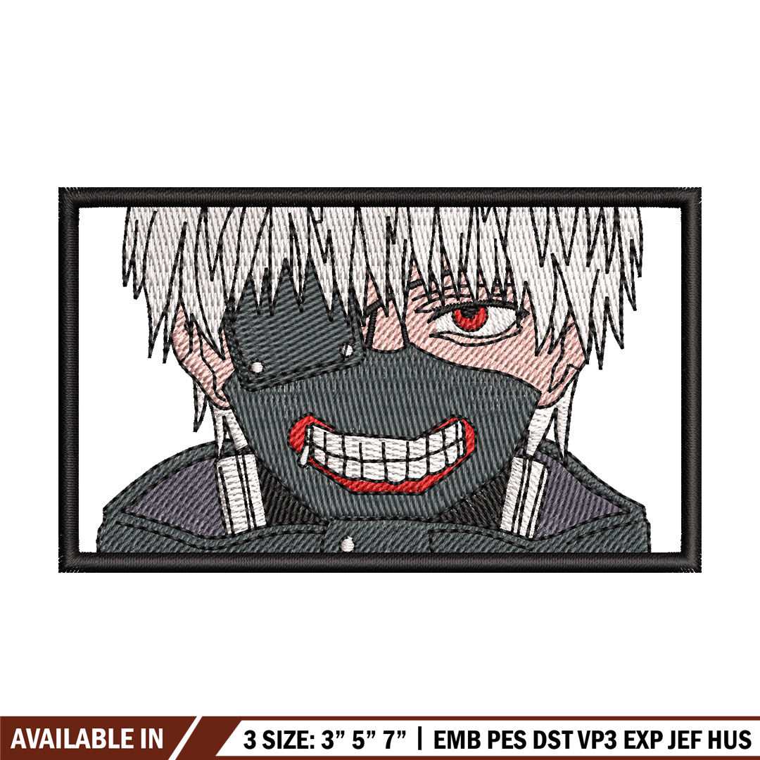 Ken kaneki embroidery design, Kaneki embroidery, Embroidery | Inspire ...