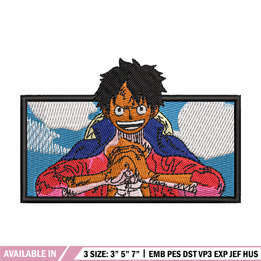 Luffy box embroidery design, One piece embroidery, Anime des | Inspire ...