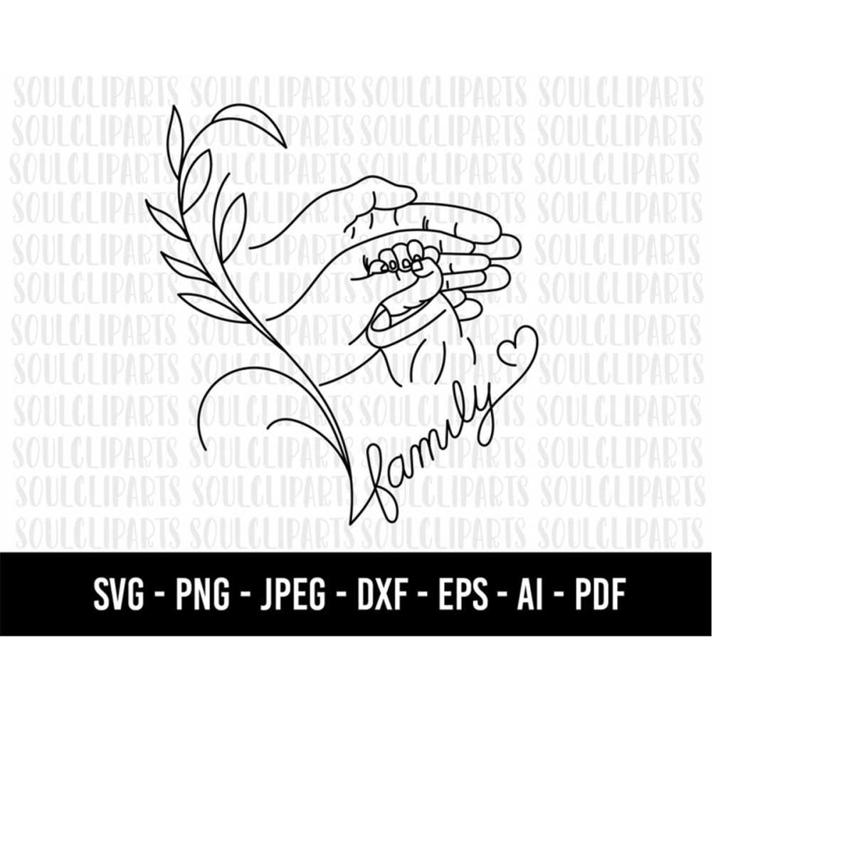 COD628-Family SVG/Family means love svg/Family Cursive SVG/F - Inspire ...