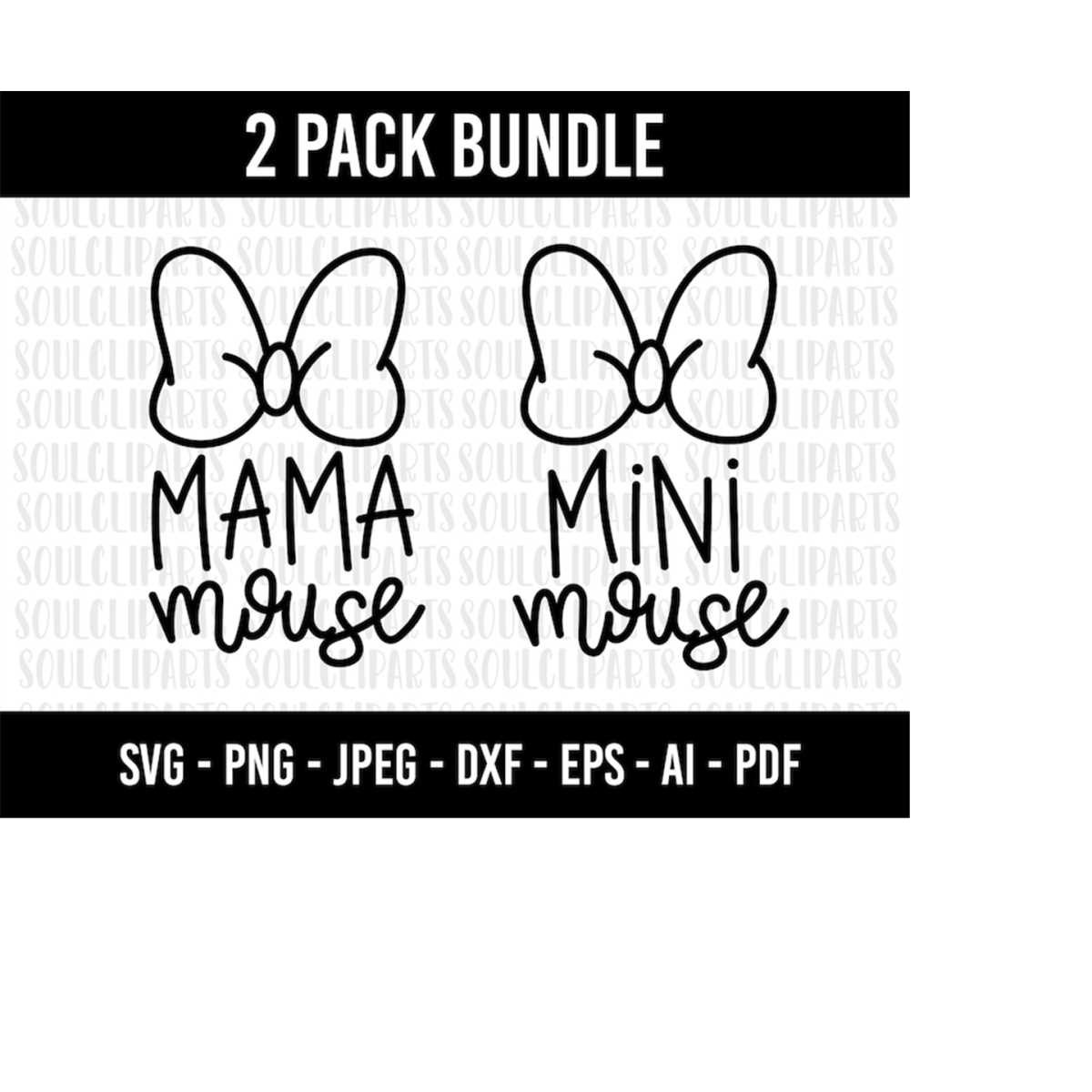 COD313- Mama Mouse SVG, Mini Mouse SVG, Magical Family Trip - Inspire ...
