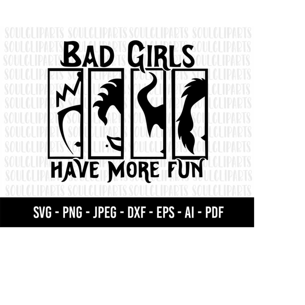 COD684- Bad Girls Have More Fun svg,Bad girls svg, Maleficen - Inspire ...