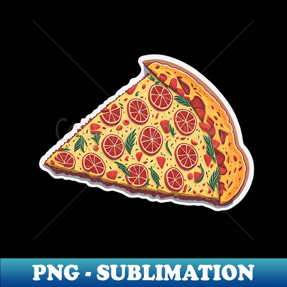 Pizza Slice - High Resolution - Vibrant Colors | Inspire Uplift