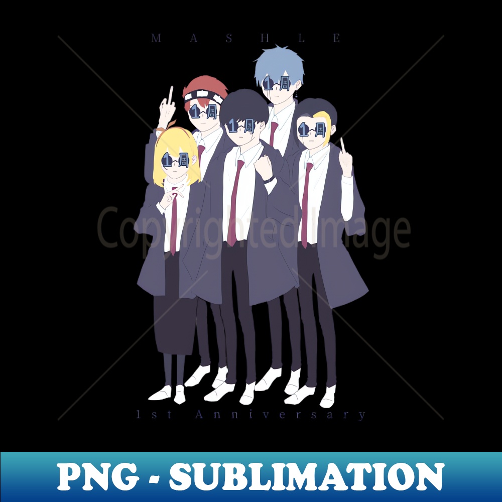 Mashle PNG Transparent Digital Download - Sublimation Magic - Inspire ...