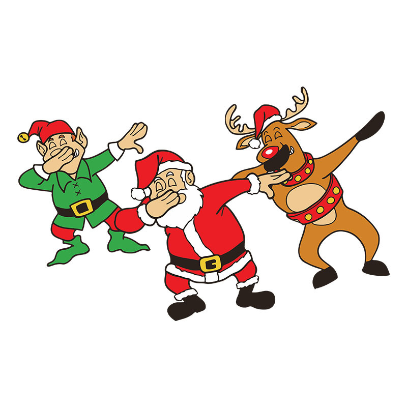Santa Elf Rudolph Dabbing Png, Christmas Png, Christmas Png - Inspire ...