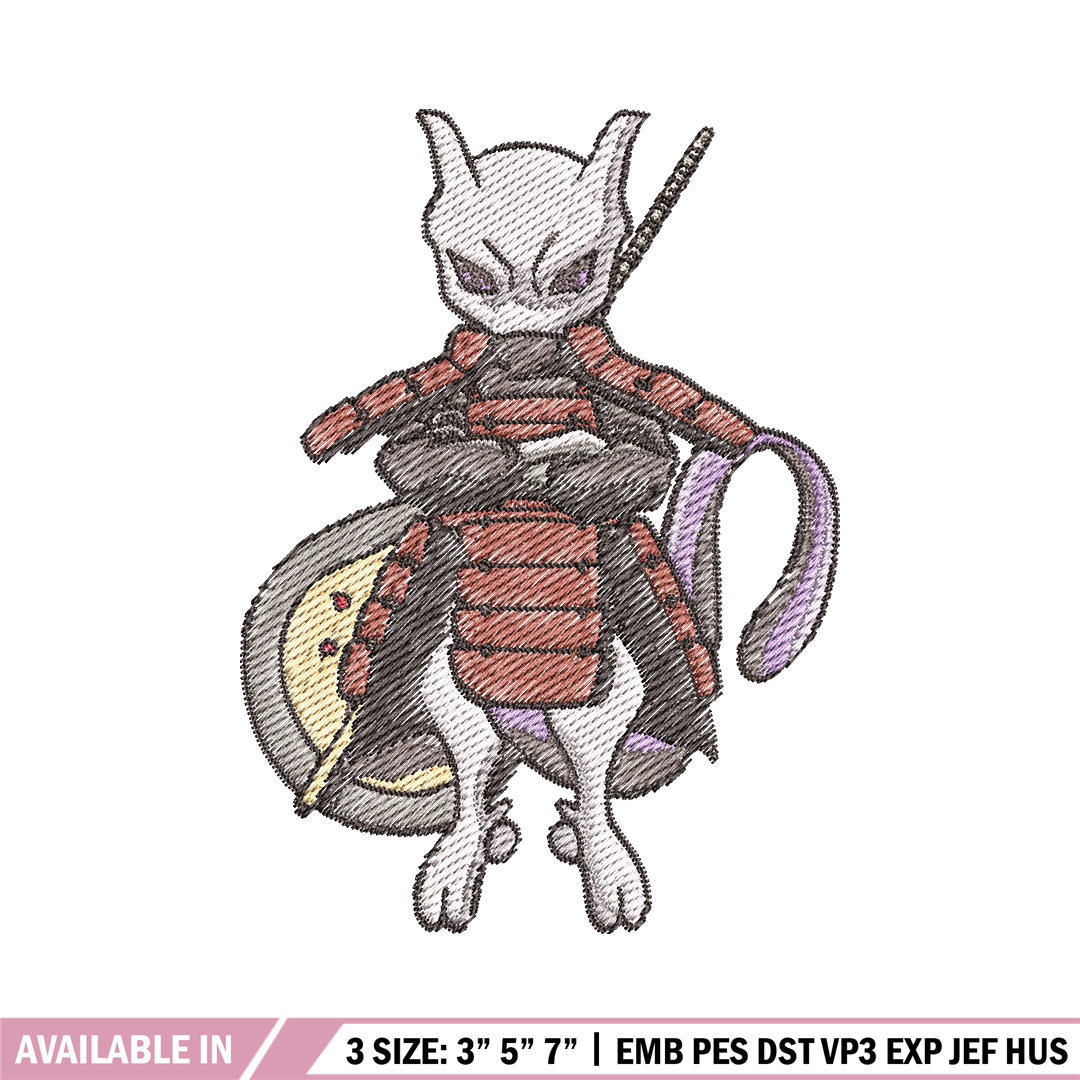 Mewtwo madara embroidery design, Pokemon embroidery, Anime d | Inspire ...