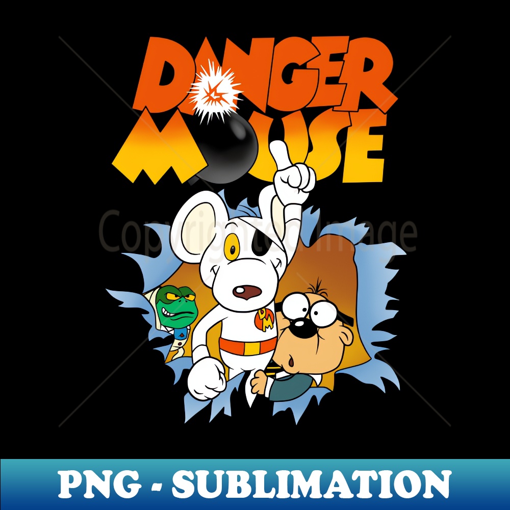 Danger Mouse - Bold and Vibrant - High-Resolution PNG Sublim | Inspire ...