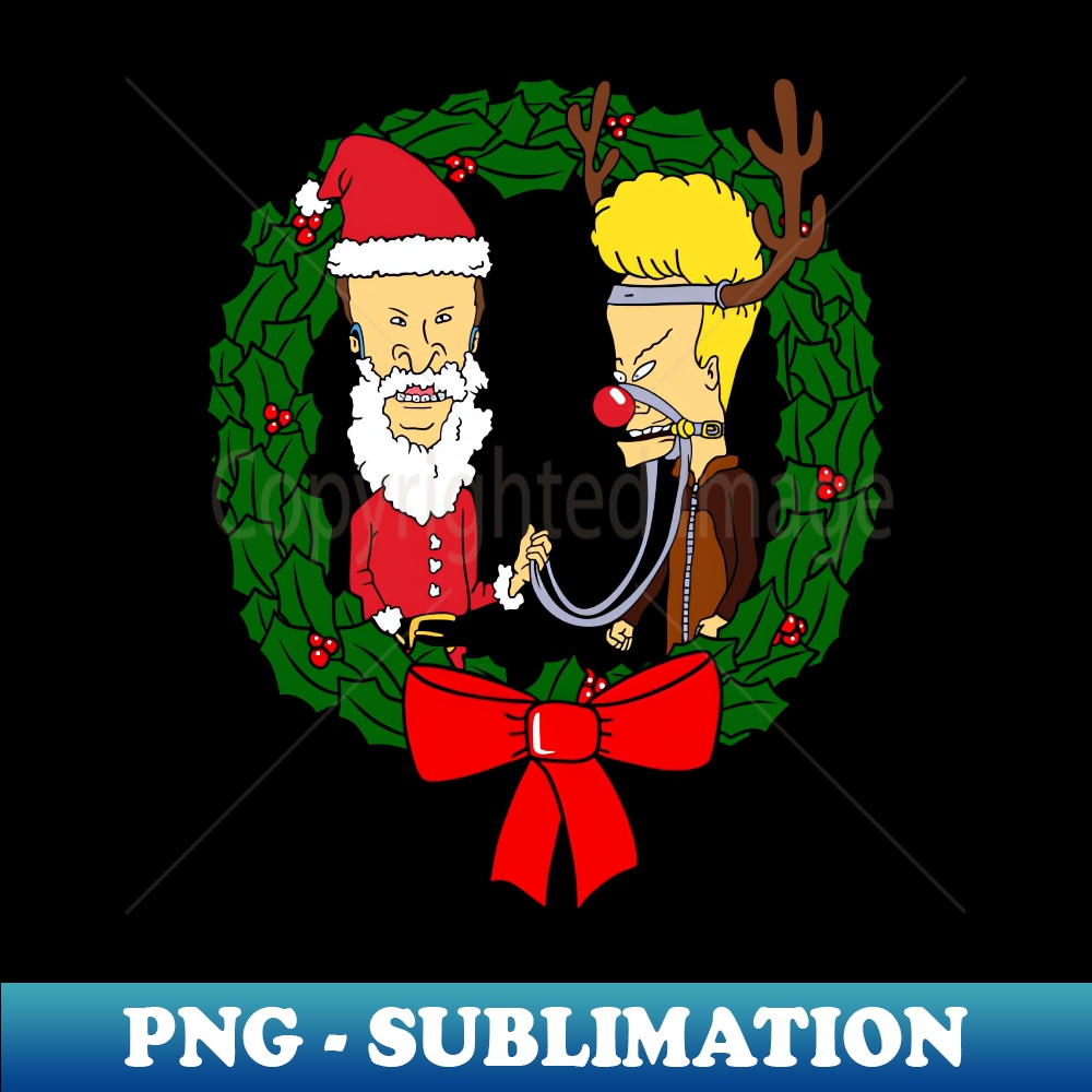 Beavis and Butthead Christmas - High-Quality PNG Sublimation | Inspire ...