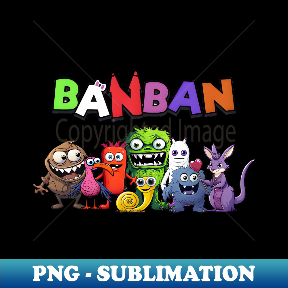 Garten of Banban Characters - Vibrant PNG Sublimation File - | Inspire ...
