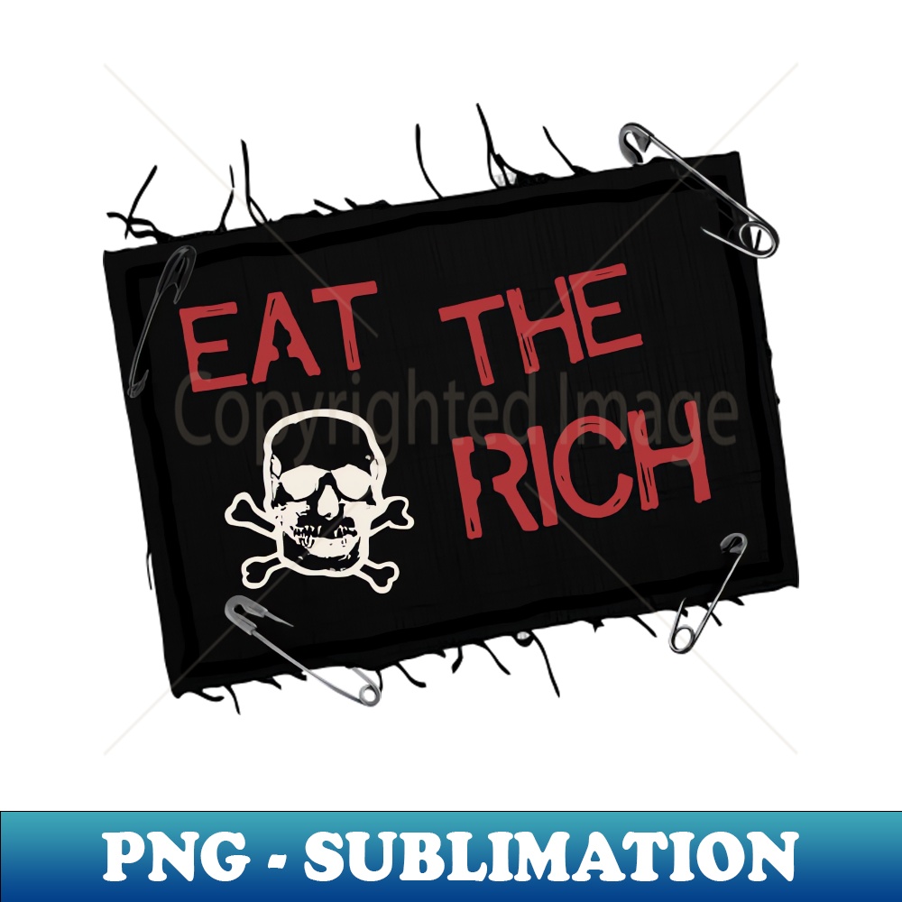 Eat the Rich Distressed Patch - Rebellion Injection | Inspire Uplift