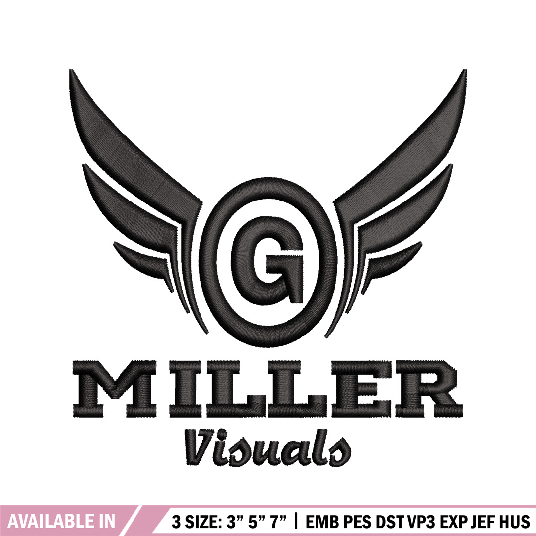 Miller logo embroidery design, Miller logo embroidery, anime - Inspire ...