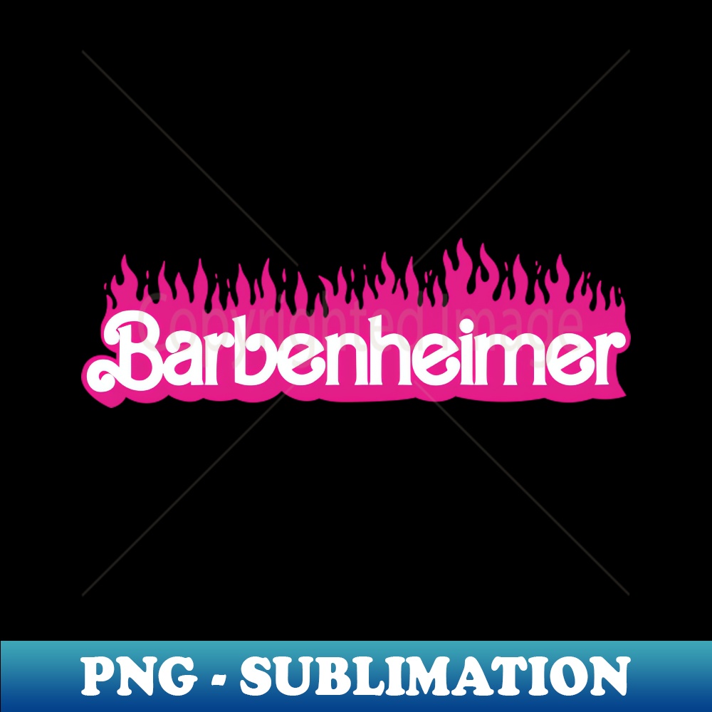Barbie Flame Sublimation - Oppenheimer Movies - PNG Transpar - Inspire ...