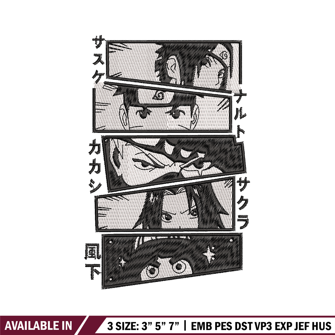Naruto anime embroidery design, Naruto embroidery, Logo desi | Inspire ...