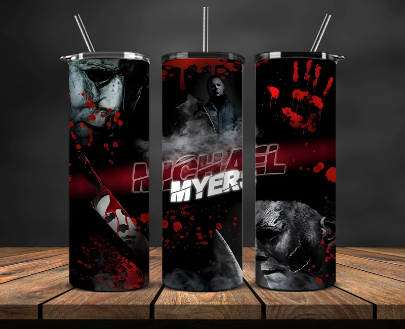 Halloween 20oz Tumbler Wrap ,Horror films Tumbler Wrap PNG, | Inspire ...