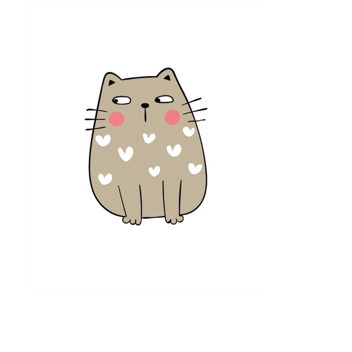 Cute Cat SVG | Curious Kitten Clipart | Cat Svg | Cat Clipar - Inspire ...