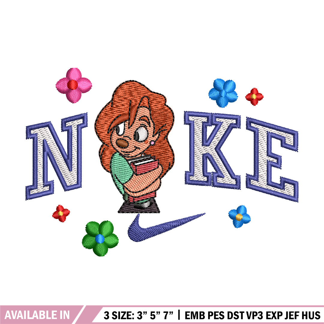 Nike flower girl embroidery design, Nike embroidery, Nike de | Inspire ...