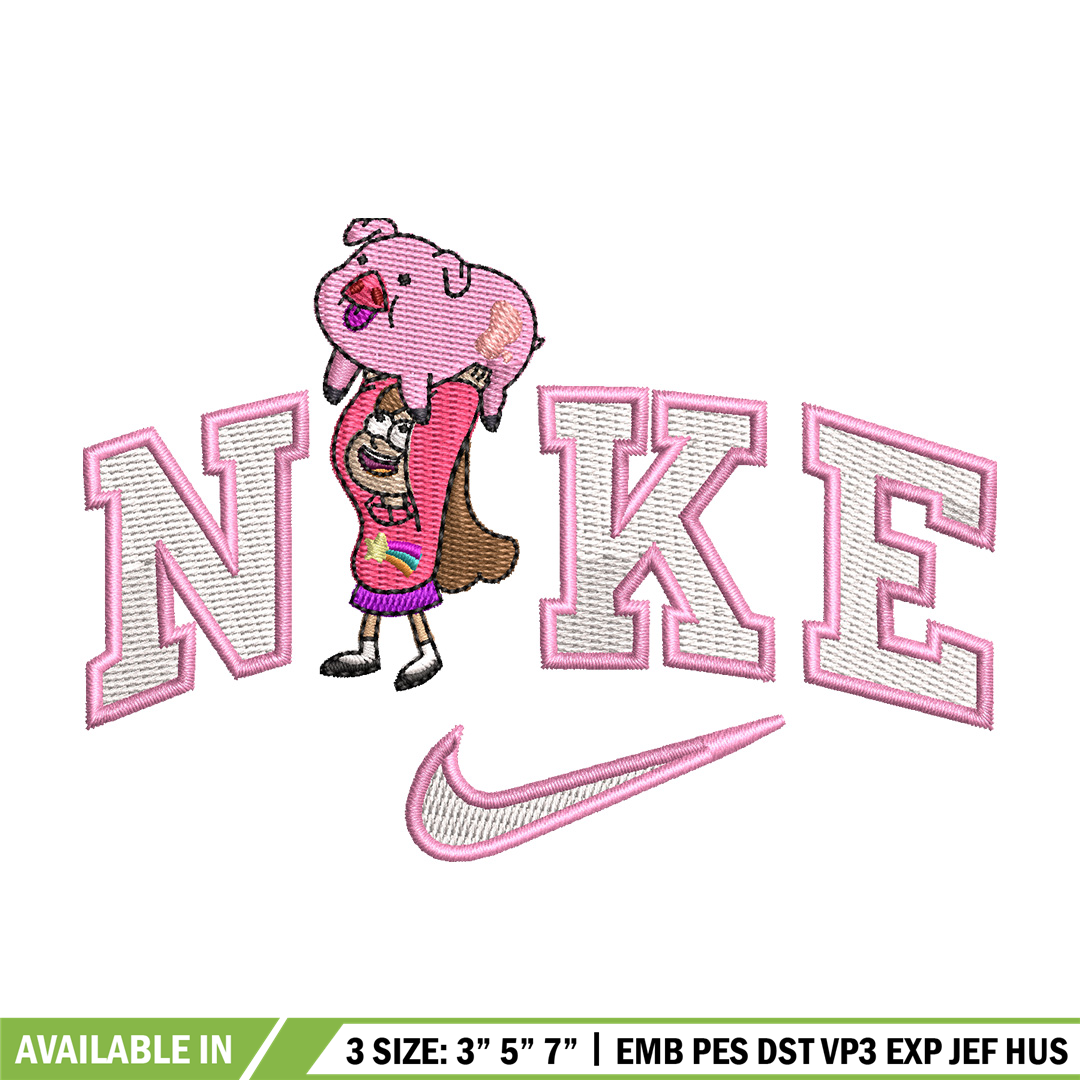 Nike girl pig embroidery design, Nike embroidery, Nike desig | Inspire ...