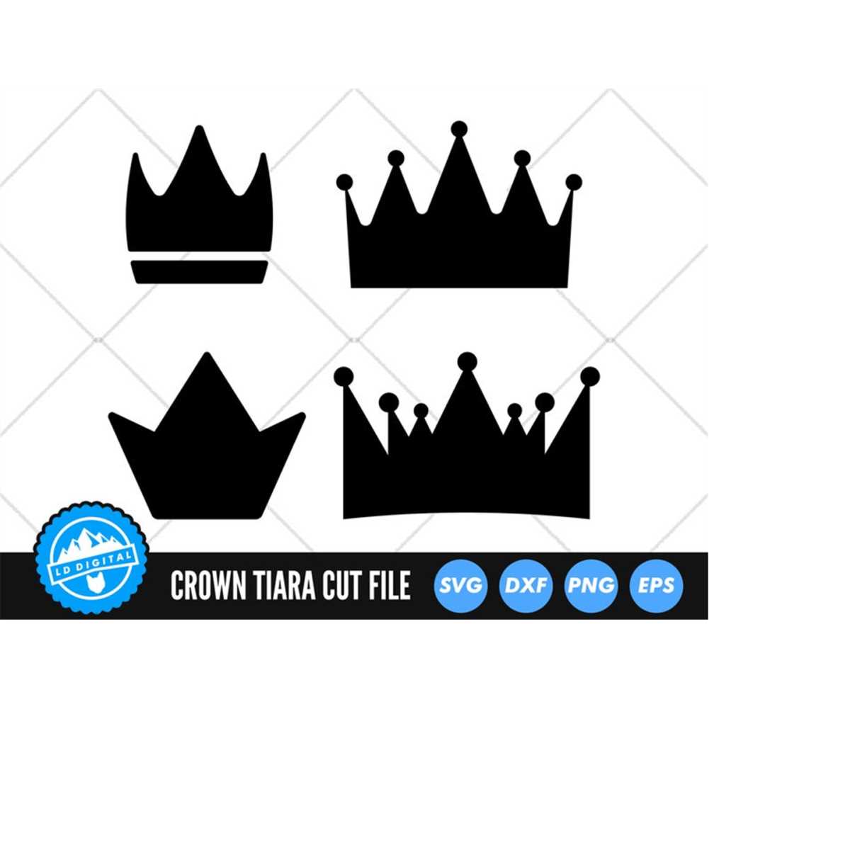 Crown SVG Files | Tiara SVG Cut Files | Crown Silhouette Vec - Inspire ...