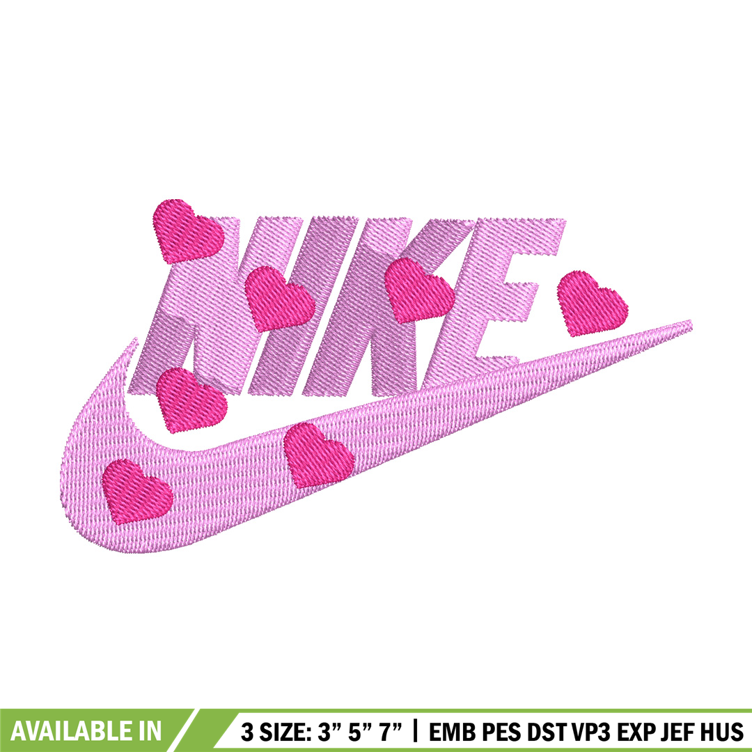 Nike heart embroidery design, Nike embroidery, Nike design, | Inspire ...