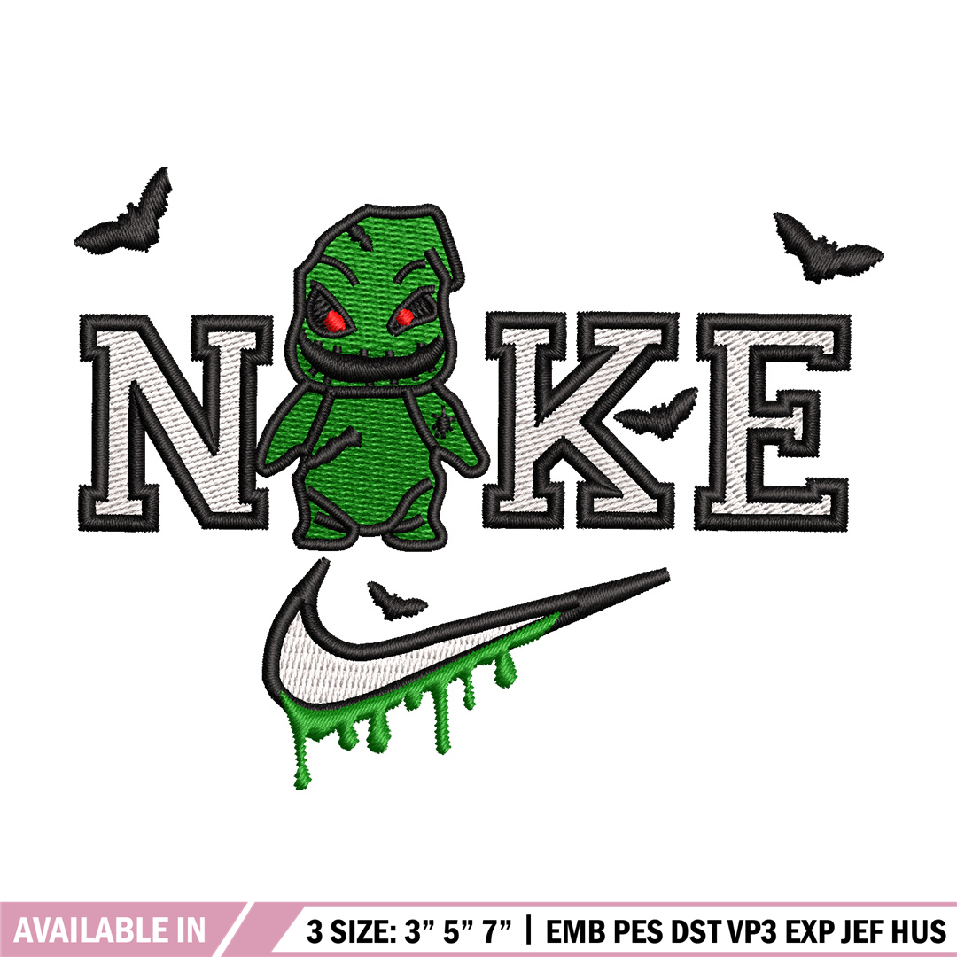 Nike oogie boogie embroidery design, Horror embroidery, Nike - Inspire ...