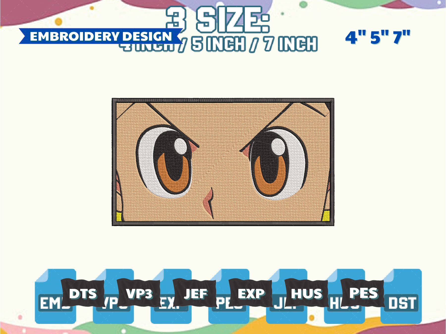 Hunter Anime Embroidery Designs, Anime Embroidery, Inspired | Inspire ...