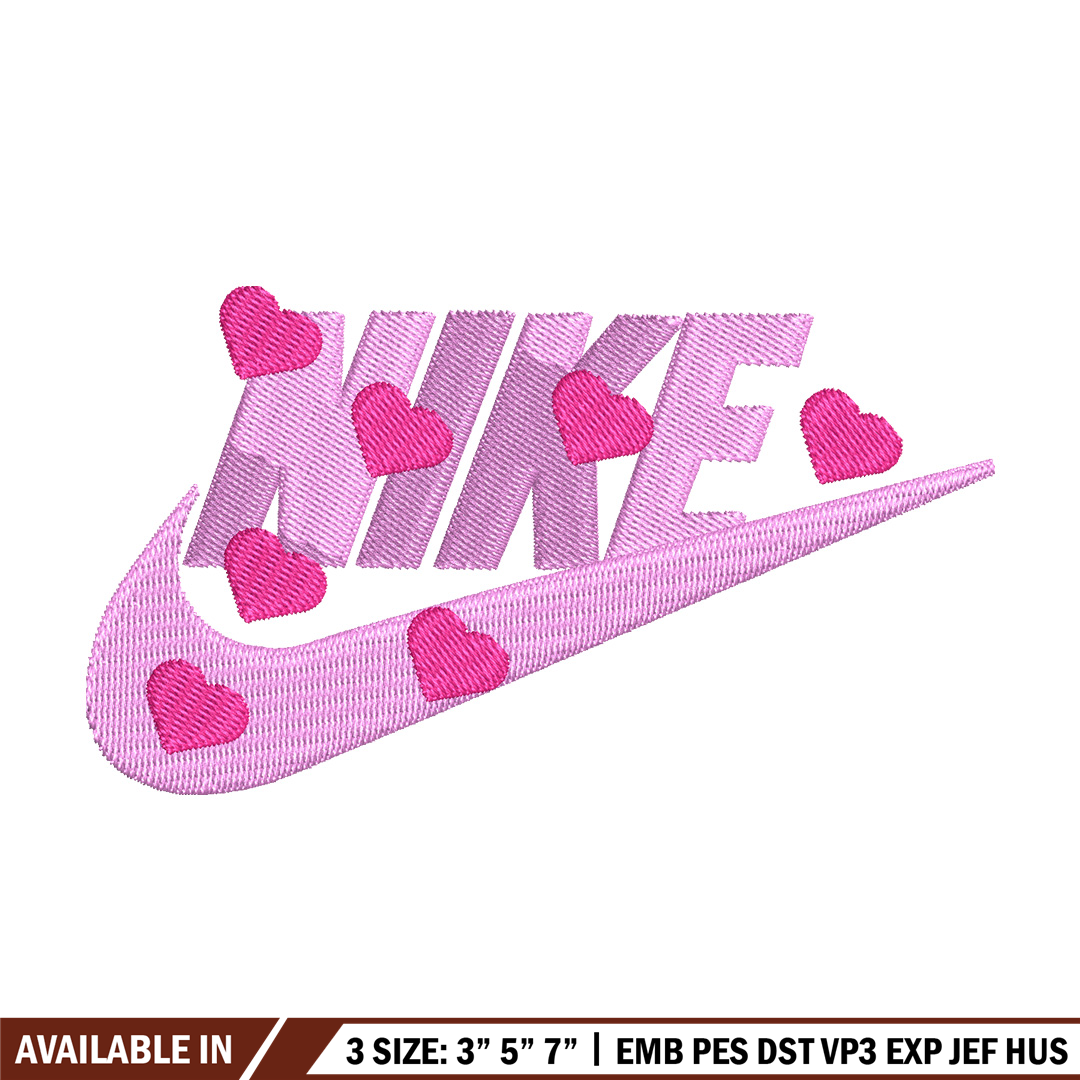 Nike heart embroidery design, Nike embroidery, Nike design, | Inspire ...