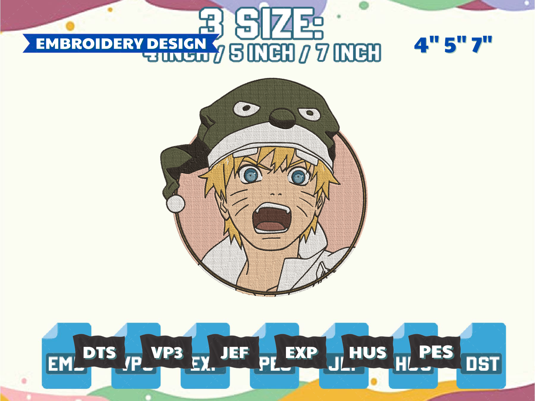 Ninja Anime Embroidery Designs, Anime Embroidery Designs, Ni | Inspire ...